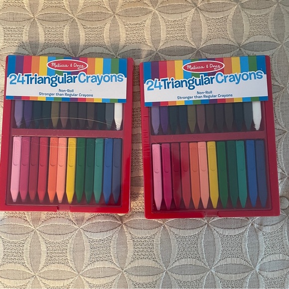 Melissa & Doug | Toys | Melissa Doug Triangular Crayons 2 Packs | Poshmark
